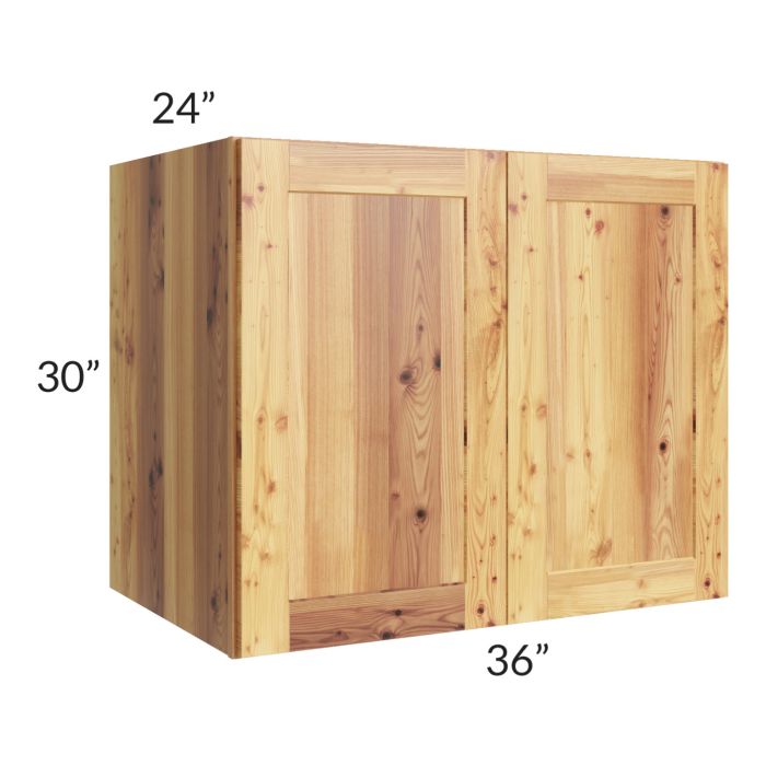 RTA Rustic Shaker 36" x 30" x 24" Split Pantry Wall Cabinet – Kitchen Oasis