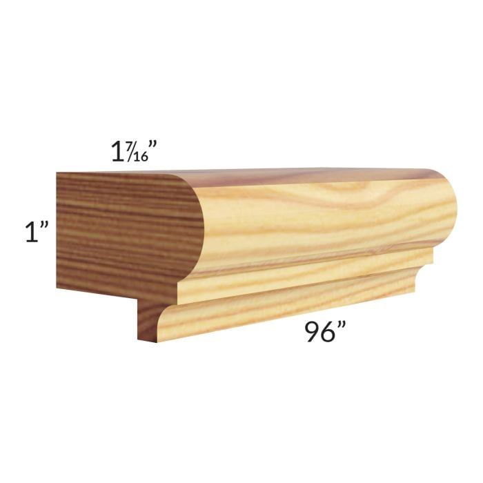 RTA Rustic Shaker 8' Light Rail Molding – Kitchen Oasis
