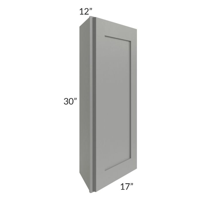 RTA Shale Grey Shaker 12" x 30" Wall End Angle Cabinet – Kitchen Oasis