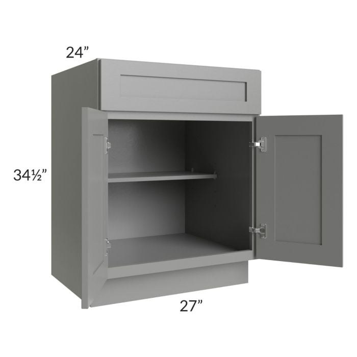 RTA Shale Grey Shaker 27" Base Cabinet – Kitchen Oasis