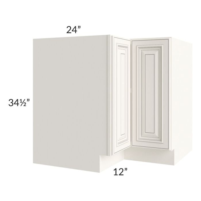 RTA Signature Vanilla Glaze 36" Corner Base Cabinet with 1 Fixed Shelf ...