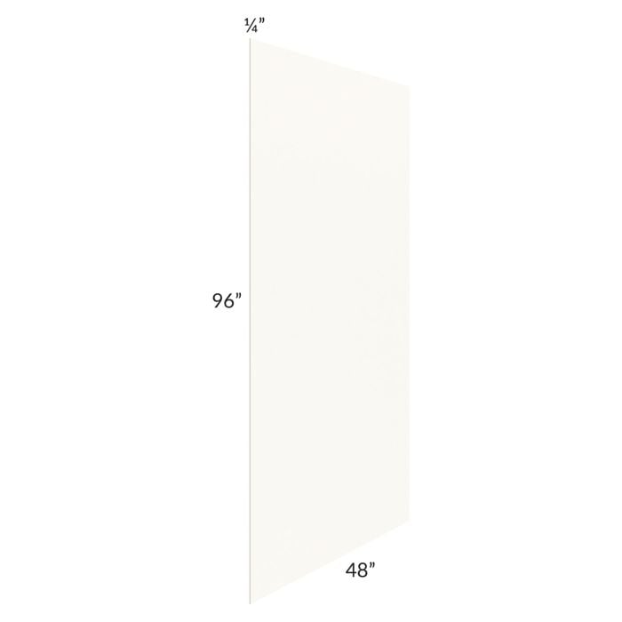 RTA Signature Vanilla Glaze 48" x 96" Finished Back Panel - Cut in Hal ...