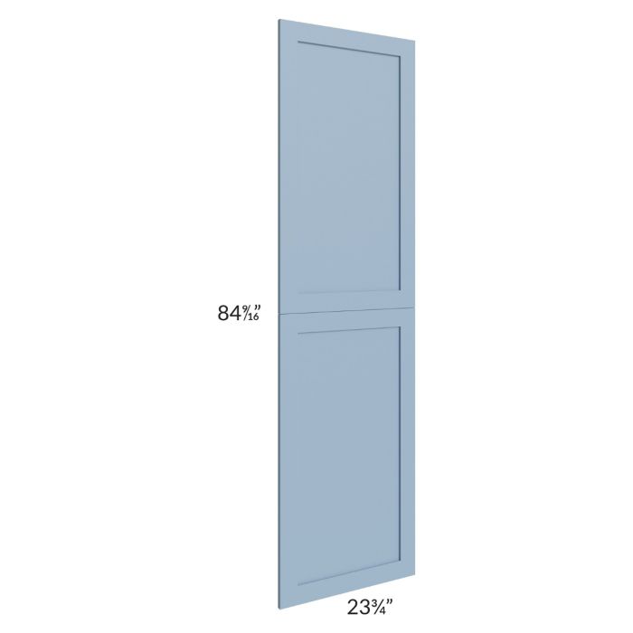 RTA Sky Blue Shaker 24" x 90" Decorative Panel for a 24" x 90" Wall Pa ...