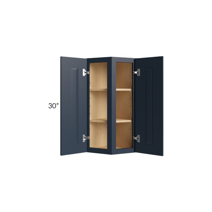 RTA Southport Blue Shaker 12" x 30" Wall End Cabinet – Kitchen Oasis