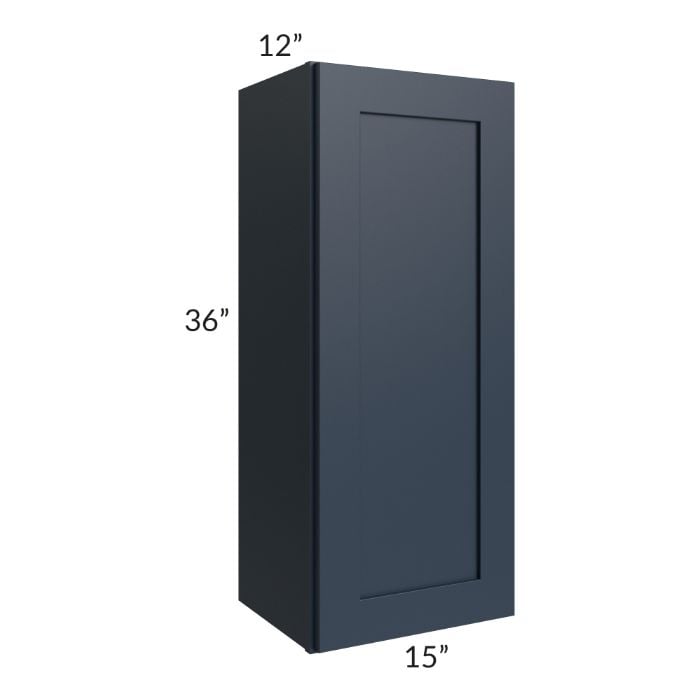 RTA Southport Blue Shaker 15" x 36" Wall Cabinet – Kitchen Oasis