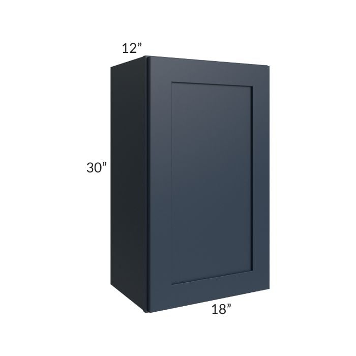 RTA Southport Blue Shaker 18" x 30" Wall Cabinet – Kitchen Oasis