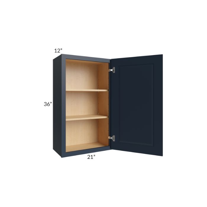 RTA Southport Blue Shaker 21" x 36" Wall Cabinet – Kitchen Oasis