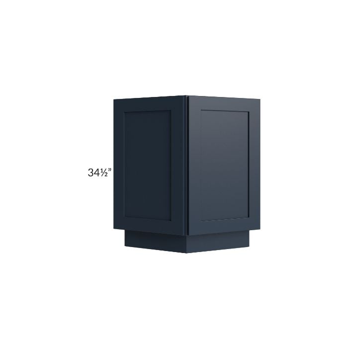 RTA Southport Blue Shaker 24" Base End Cabinet – Kitchen Oasis