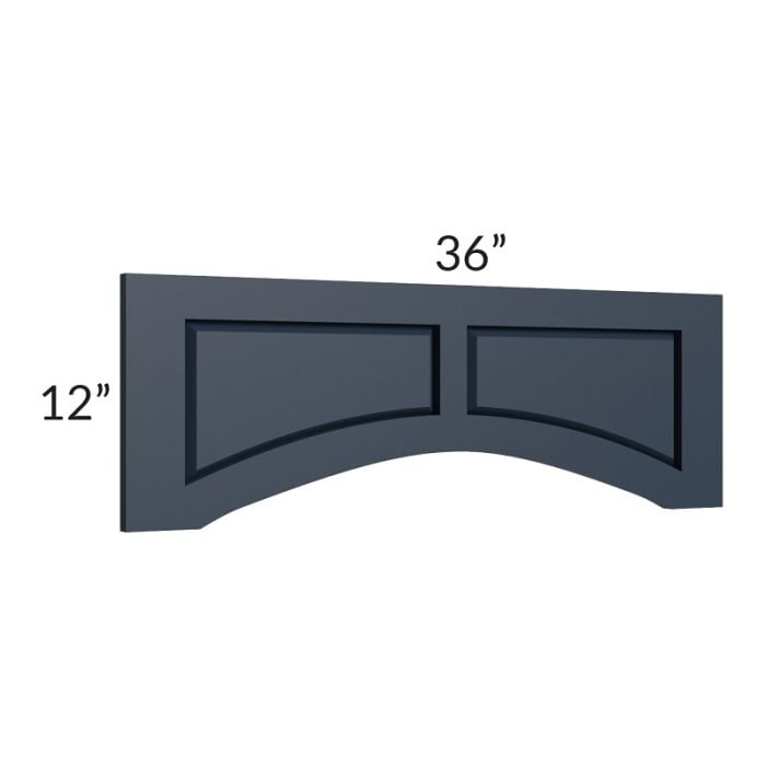 RTA Southport Blue Shaker 36" Raised Panel Door Valance – Kitchen Oasis