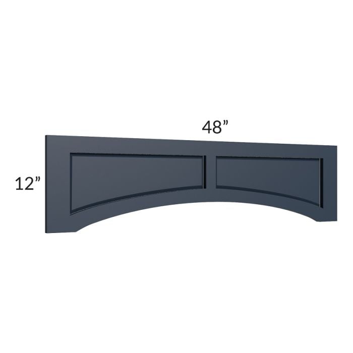 RTA Southport Blue Shaker 48" Raised Panel Door Valance – Kitchen Oasis