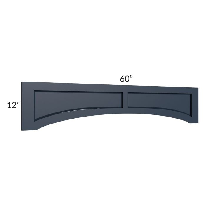 RTA Southport Blue Shaker 60" Raised Panel Door Valance – Kitchen Oasis