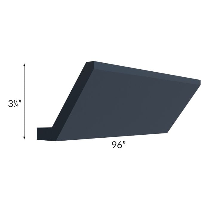 RTA Southport Blue Shaker 96" Angled Crown Molding ACM8-S-JAB – Kitchen ...