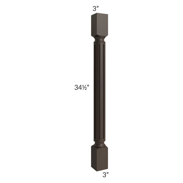 RTA Southport Espresso Shaker 3" x 3" Turned Post – Kitchen Oasis