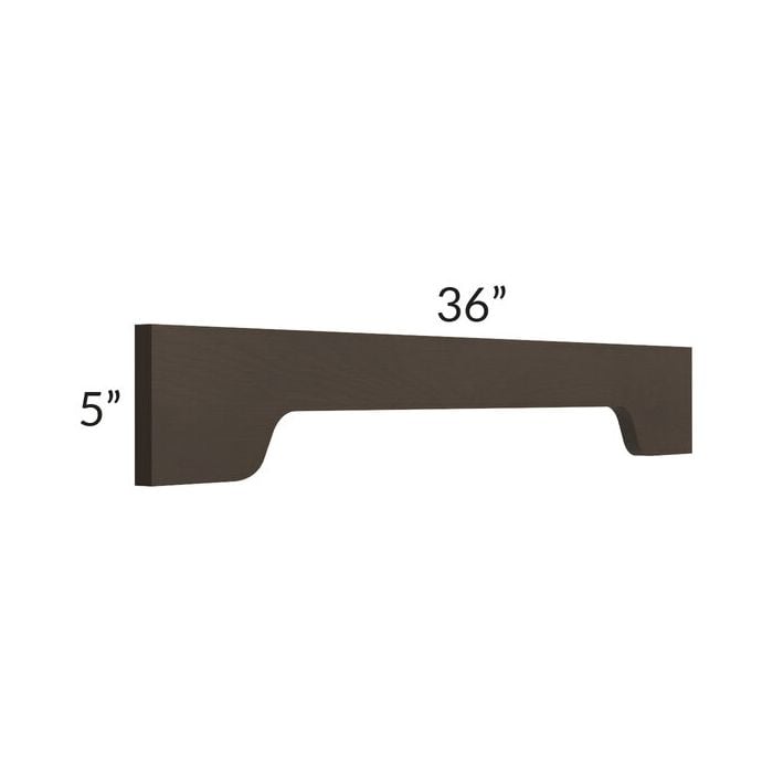 RTA Southport Espresso Shaker 36" Arched Valance – Kitchen Oasis
