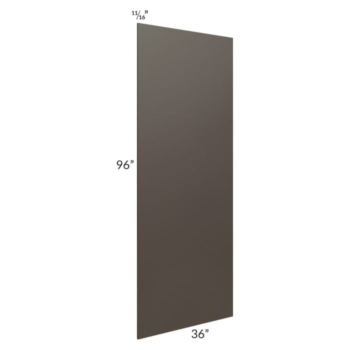 RTA Southport Espresso Shaker 36" x 96" x 3/4" Finished Panel with Scr ...