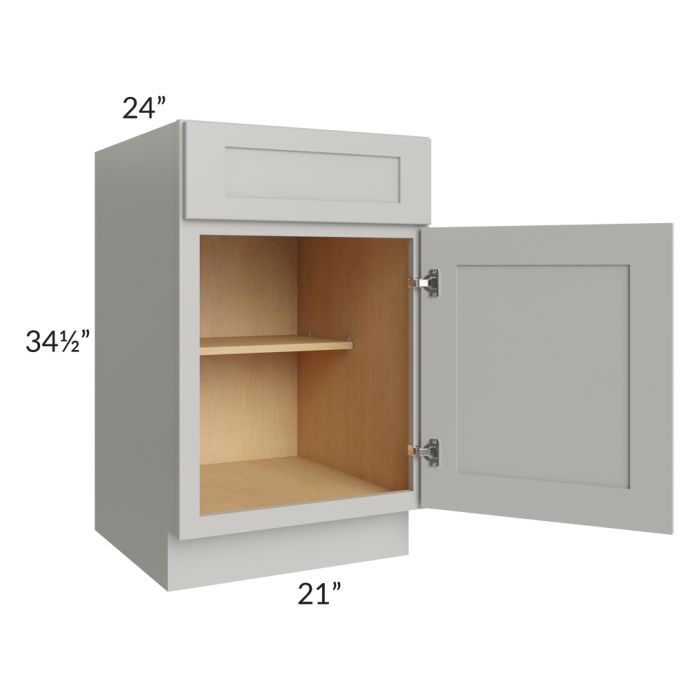 RTA Stone Shaker 21" Base Cabinet with 2 Roll Out Trays – Kitchen Oasis