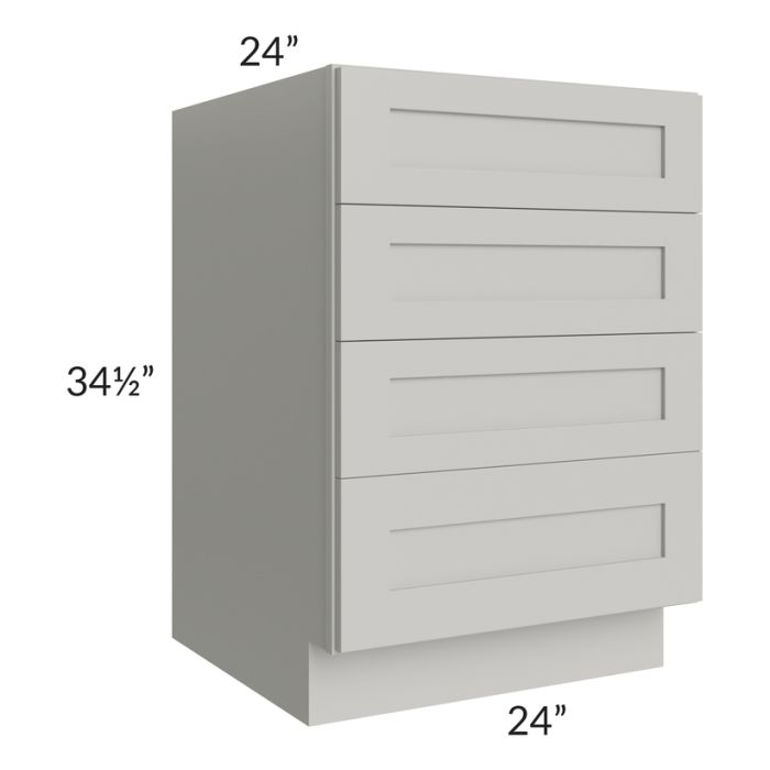 RTA Stone Shaker 24" 4-Drawer Base Cabinet – Kitchen Oasis