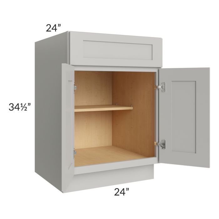 RTA Stone Shaker 24" Base Cabinet with 1 Decorative End Panel – Kitchen ...