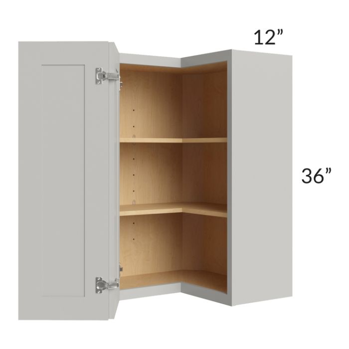 RTA Stone Shaker 24" x 36" Wall Easy Reach Cabinet with 2 Decorative E ...