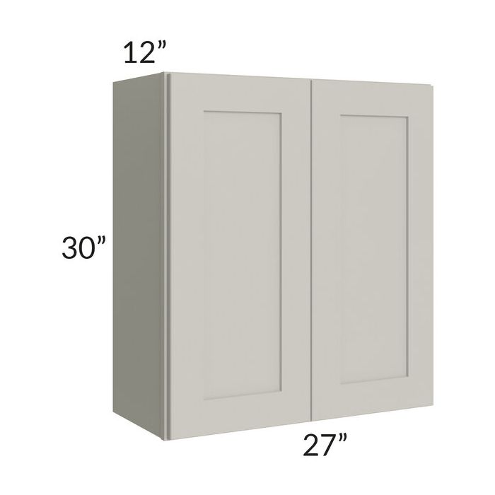 RTA Stone Shaker 27" x 30" Wall Cabinet with 2 Decorative End Panels ...