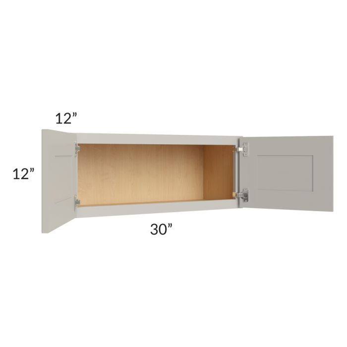 RTA Stone Shaker 30" x 12" Wall Cabinet with 1 Decorative End Panel ...