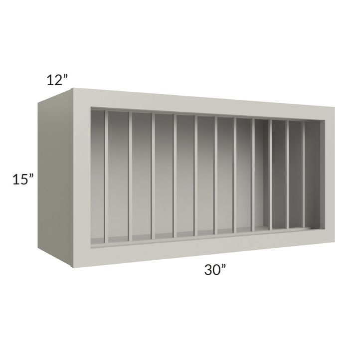RTA Stone Shaker 30" x 15" Plate Rack Cabinet – Kitchen Oasis