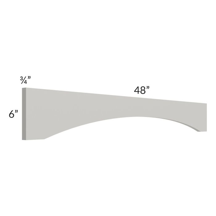 RTA Stone Shaker 48" Shaker Arch Valance – Kitchen Oasis
