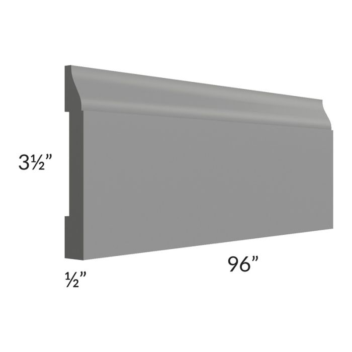 RTA Stratton Light Grey Shaker 96" Base Board Molding – Kitchen Oasis