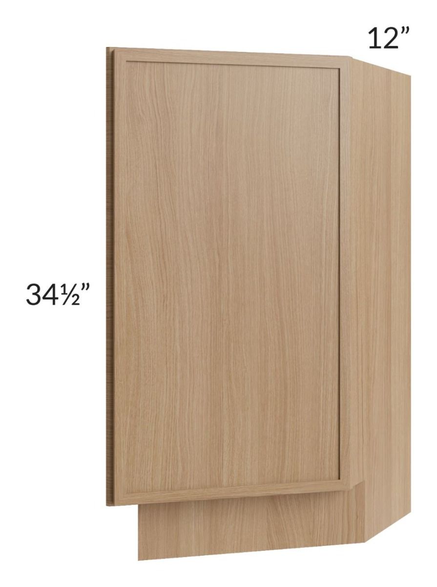 RTA Township Rift Oak 12" Base End Cabinet (Right) – Kitchen Oasis