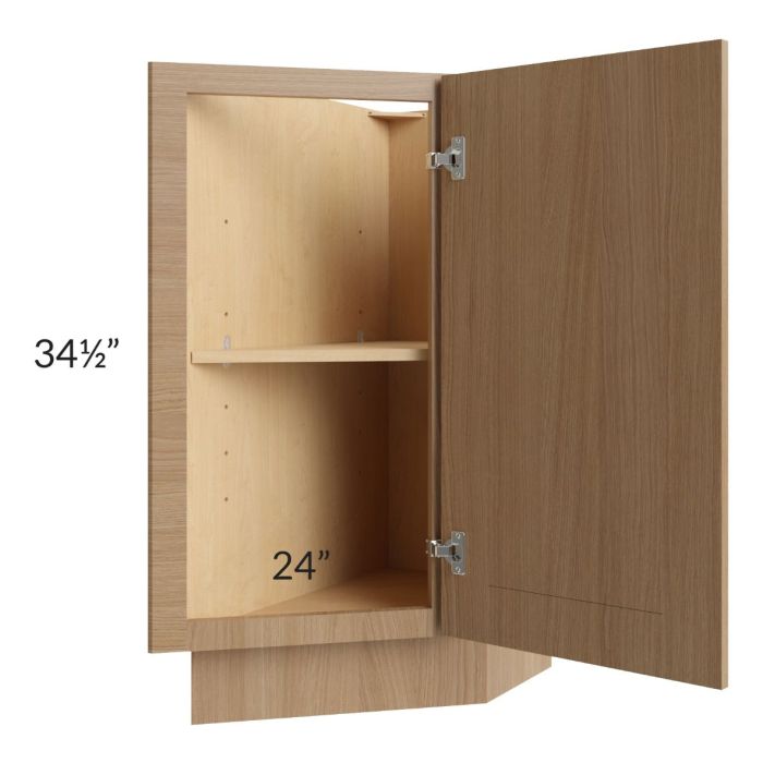 RTA Township Rift Oak 12" Base End Cabinet (Right) – Kitchen Oasis