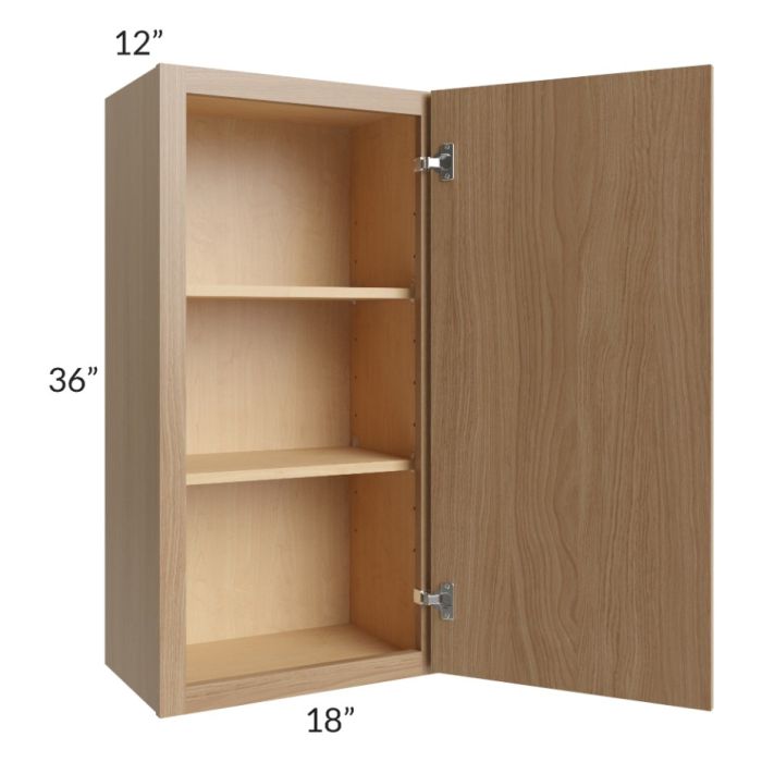 RTA Township Rift Oak 18" x 36" Wall Cabinet – Kitchen Oasis