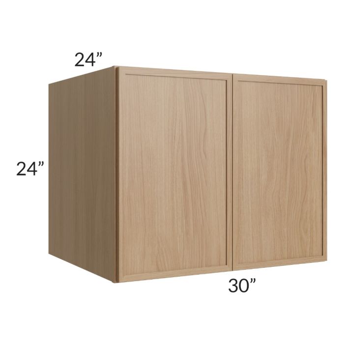 RTA Township Rift Oak 30" x 24" x 24" Wall Cabinet – Kitchen Oasis