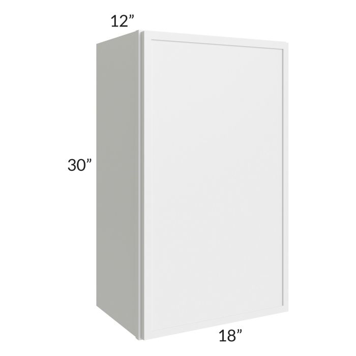 RTA Township White 18" x 30" Wall Cabinet with 1 Decorative END Panel ...