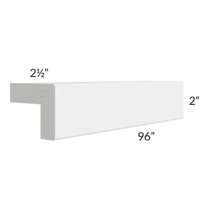 RTA Township White 8' Light Rail Molding – Kitchen Oasis