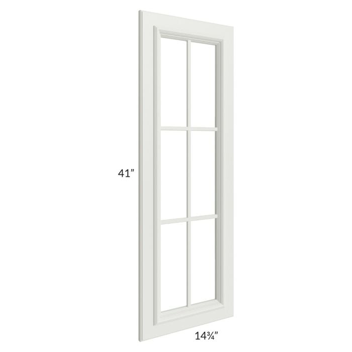 RTA Wellfleet Linen 27" x 42" Diagonal Corner Mullion Door (cabinet no ...