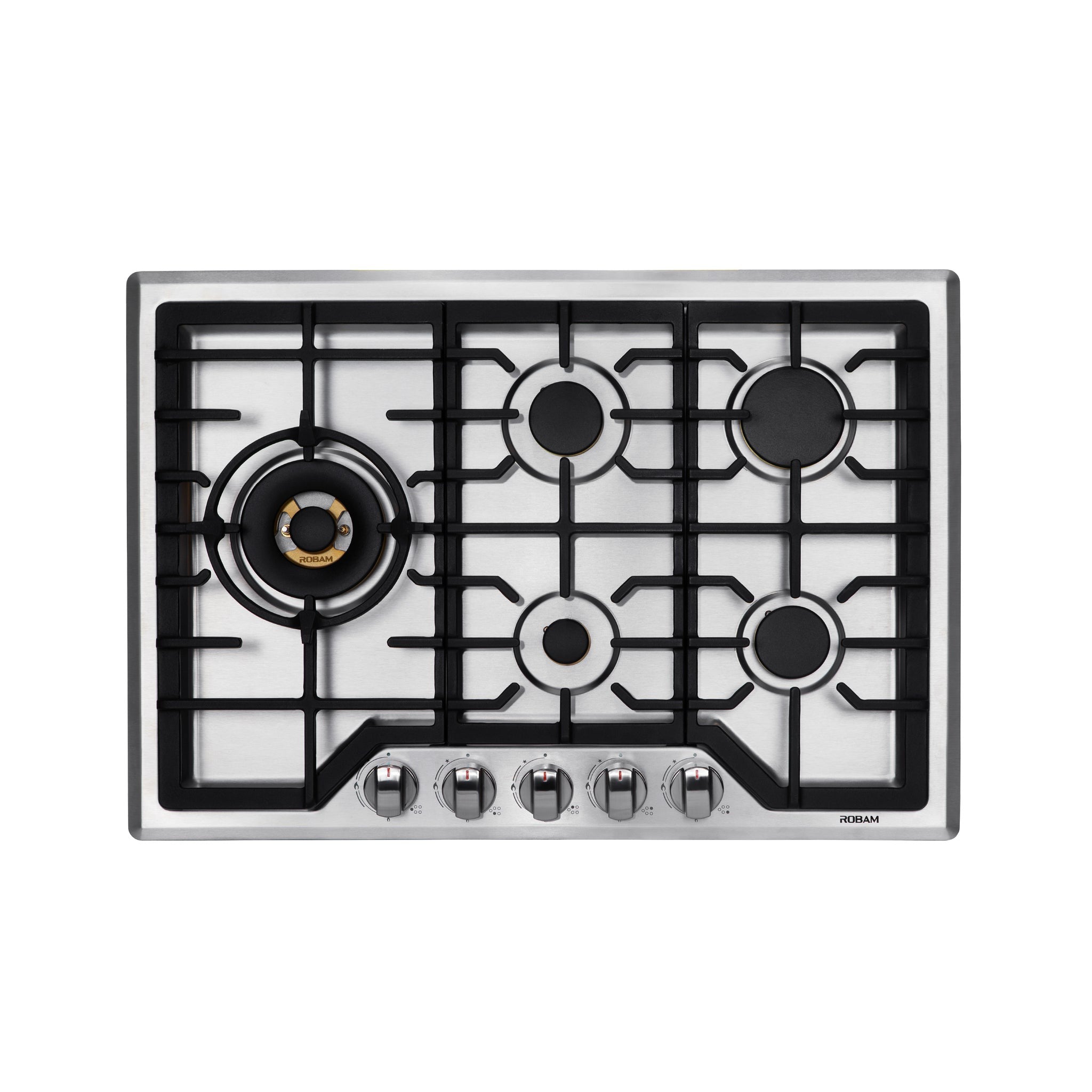 Robam G-Series 30" Drop-In Stainless Steel 5 Burner Gas Cooktop Stove ...
