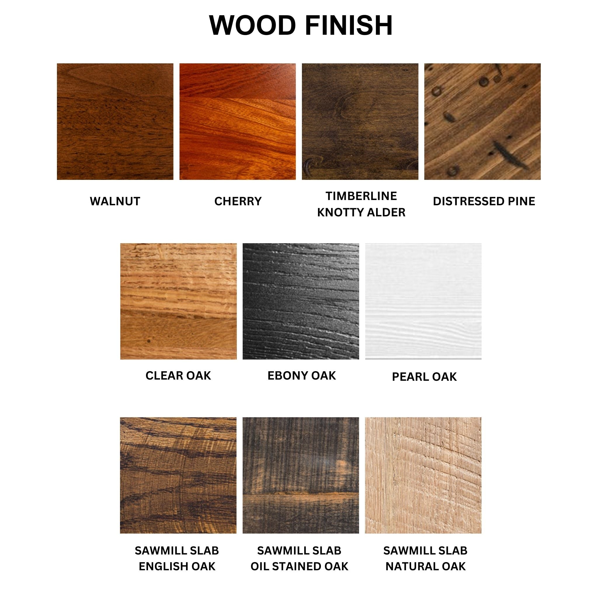 Knotty Alder Natural Finish