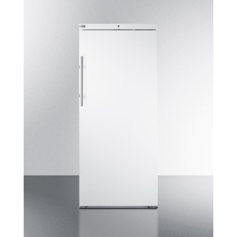 Summit Appliance 18 cu.ft. White Finish Upright Manual Defrost Freezer ...