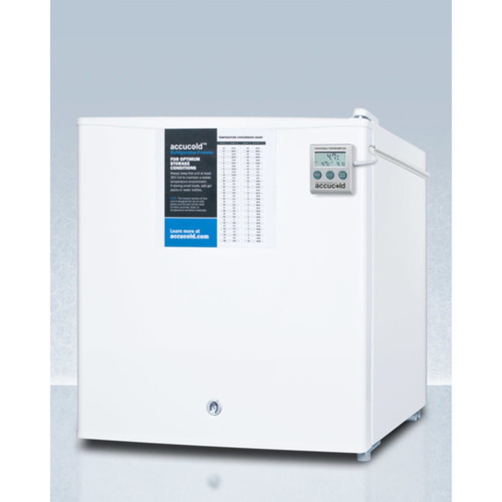 Summit Appliance 2 cu.ft. White Finish Compact Refrigerator-Freezer wi ...