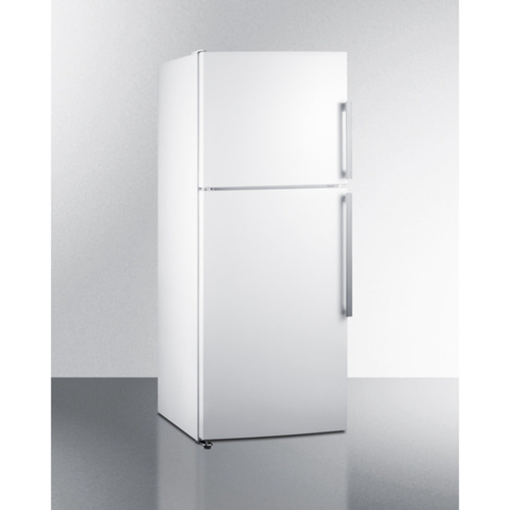 Summit Appliance 28" White Finish Top Mount Refrigerator-Freezer with ...