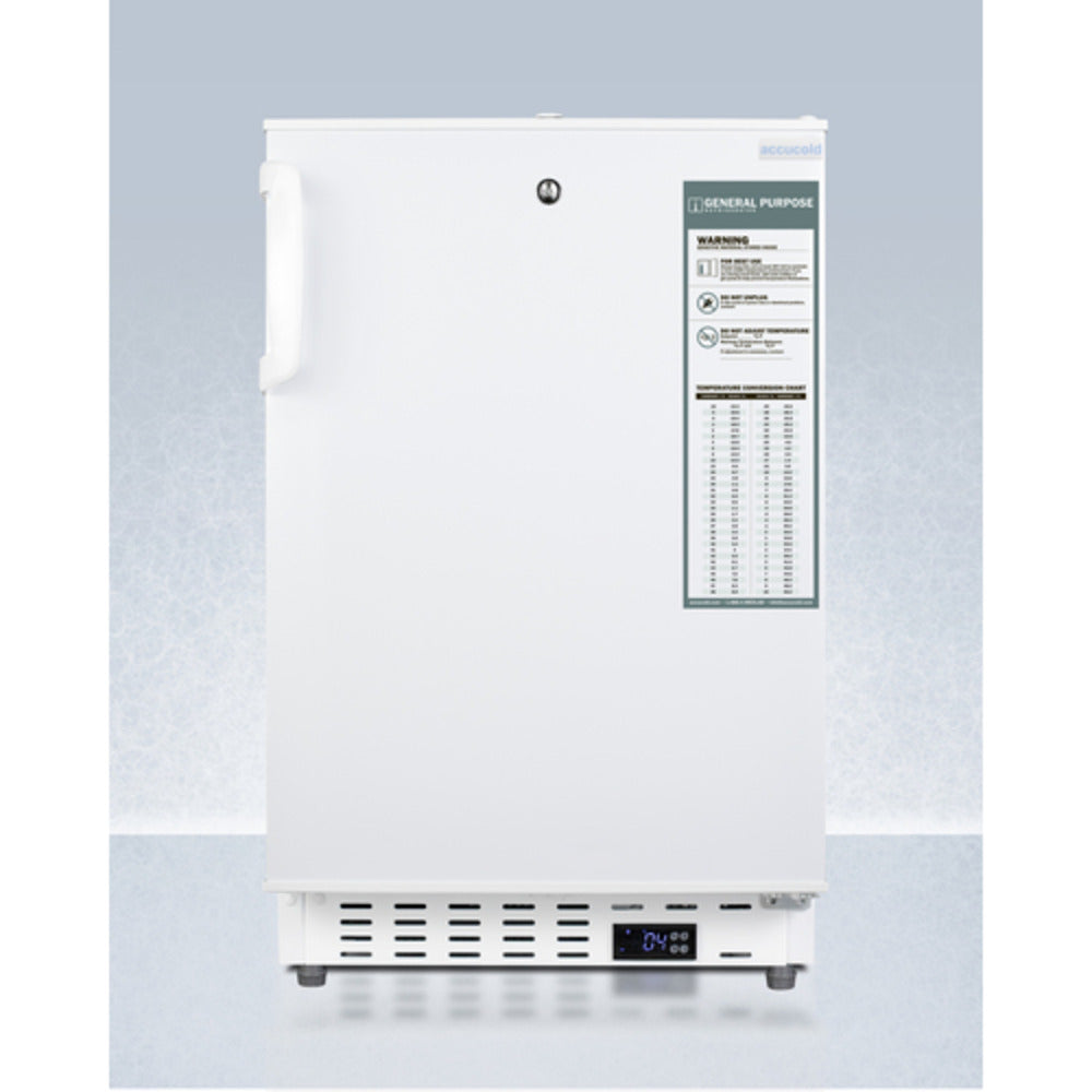 Summit Appliance Accucold 20" White Finish Built-In Healthcare All-Ref ...