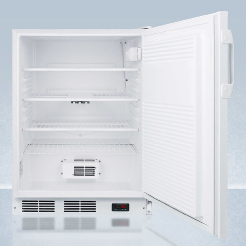 Summit Appliance FF7/PRO Series 24" White Finish All-Refrigerator - AD ...