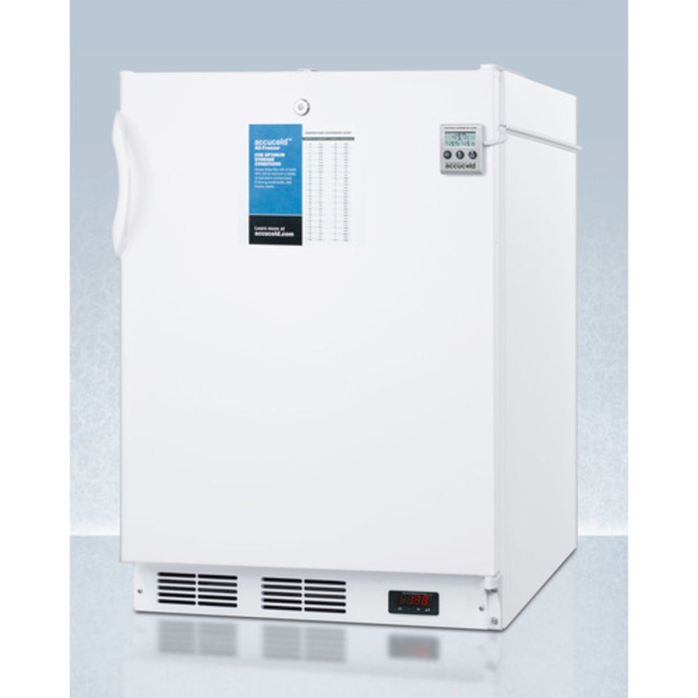 Summit Appliance MED Series 24" 3 cu.ft. White Finish All-Freezer with ...