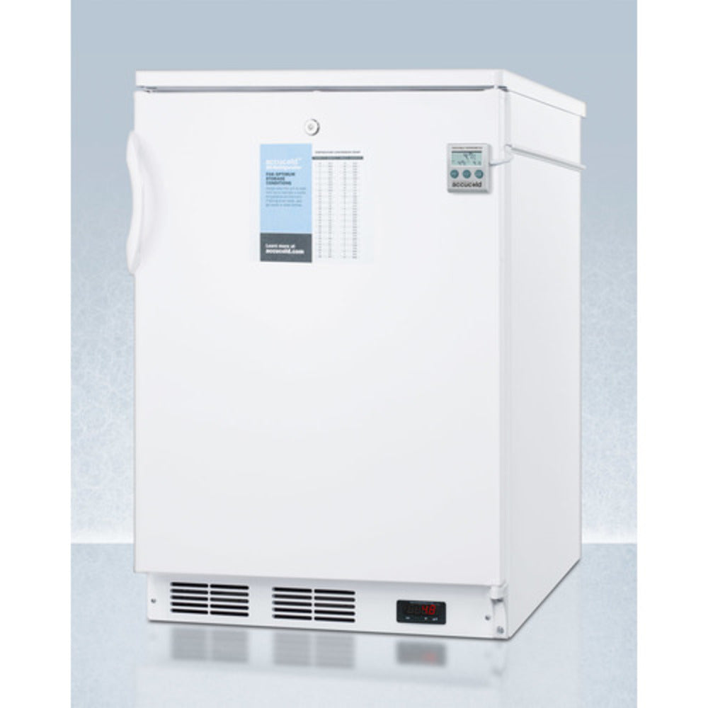 Summit Appliance PLUS2 Series 24" White Finish Built-In All-Refrigerat ...