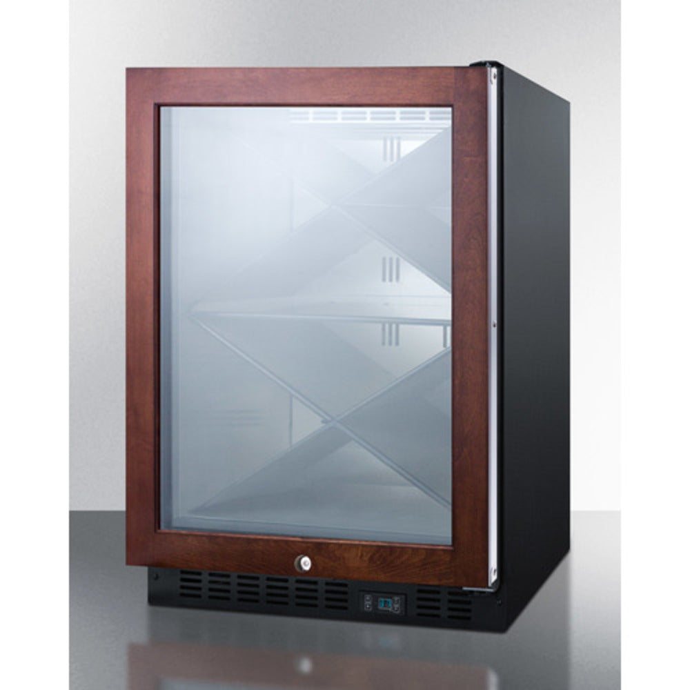 Summit Appliance SCR610 Series 24" Panel-Ready/Black Finish Built-In S ...