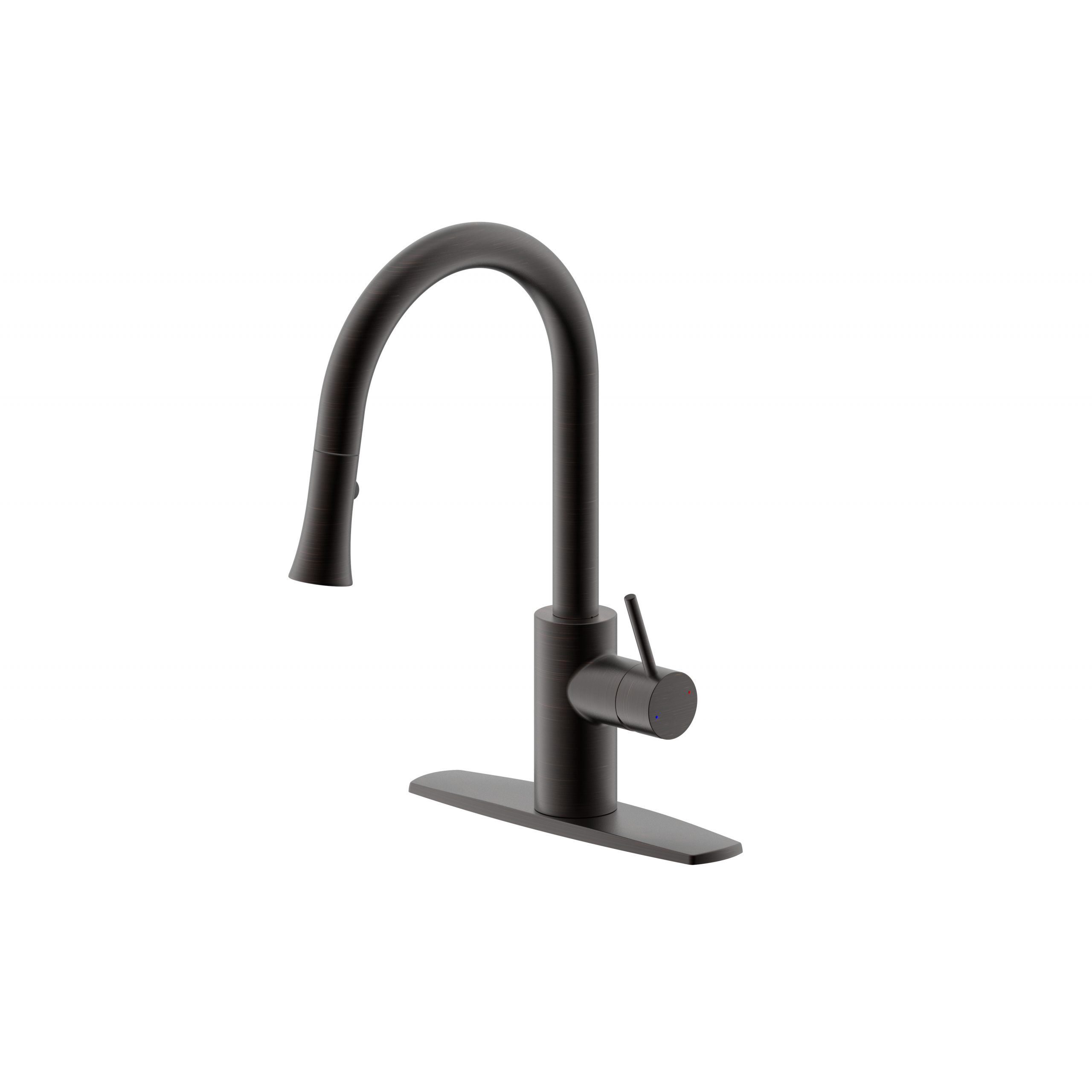Ultra Faucets Single-Handle with Pull-Down Spray Oil Rubbed Bronze Kit ...