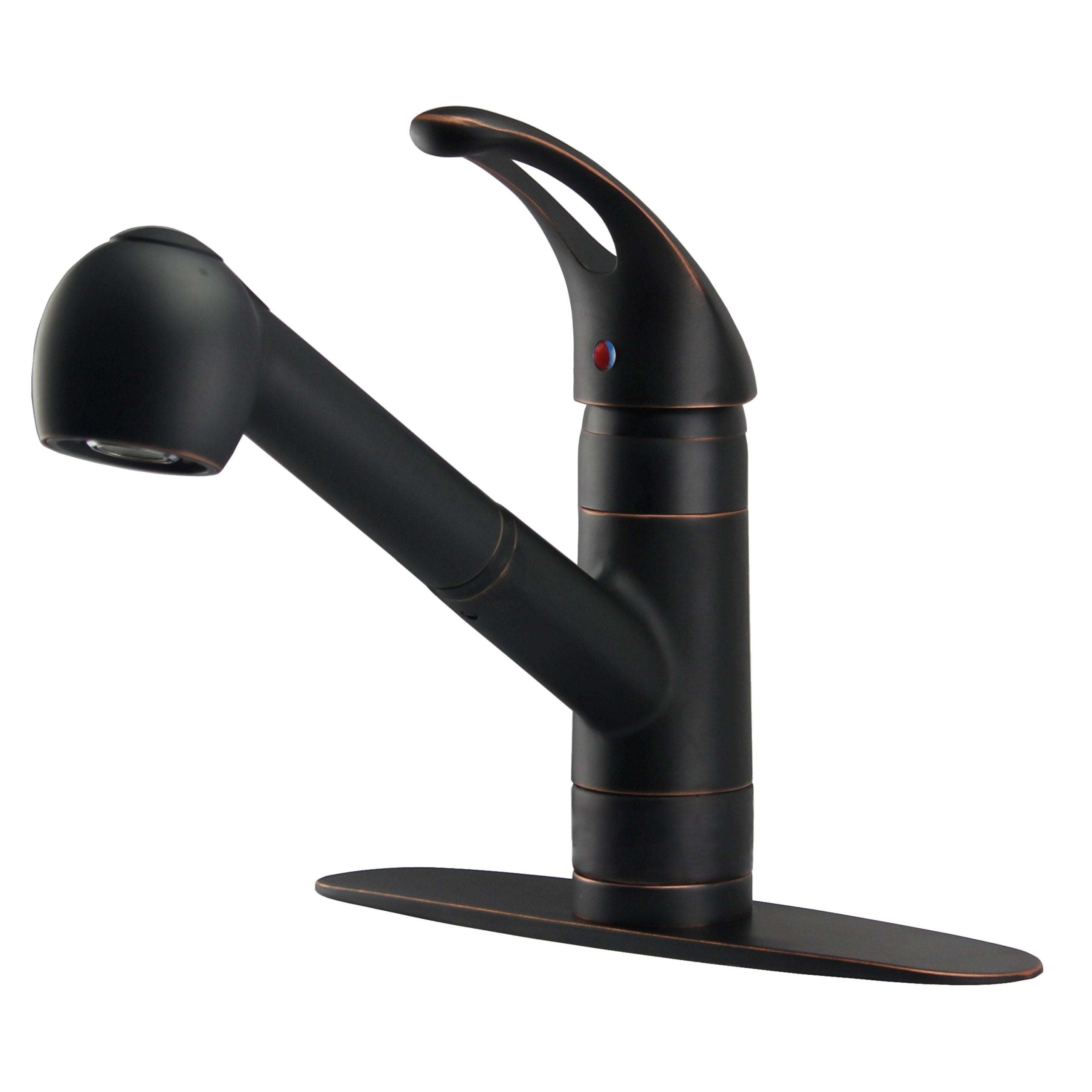 Ultra Faucets Single-Handle with Pull-Out Spray Copper Tube Inlet Oil ...