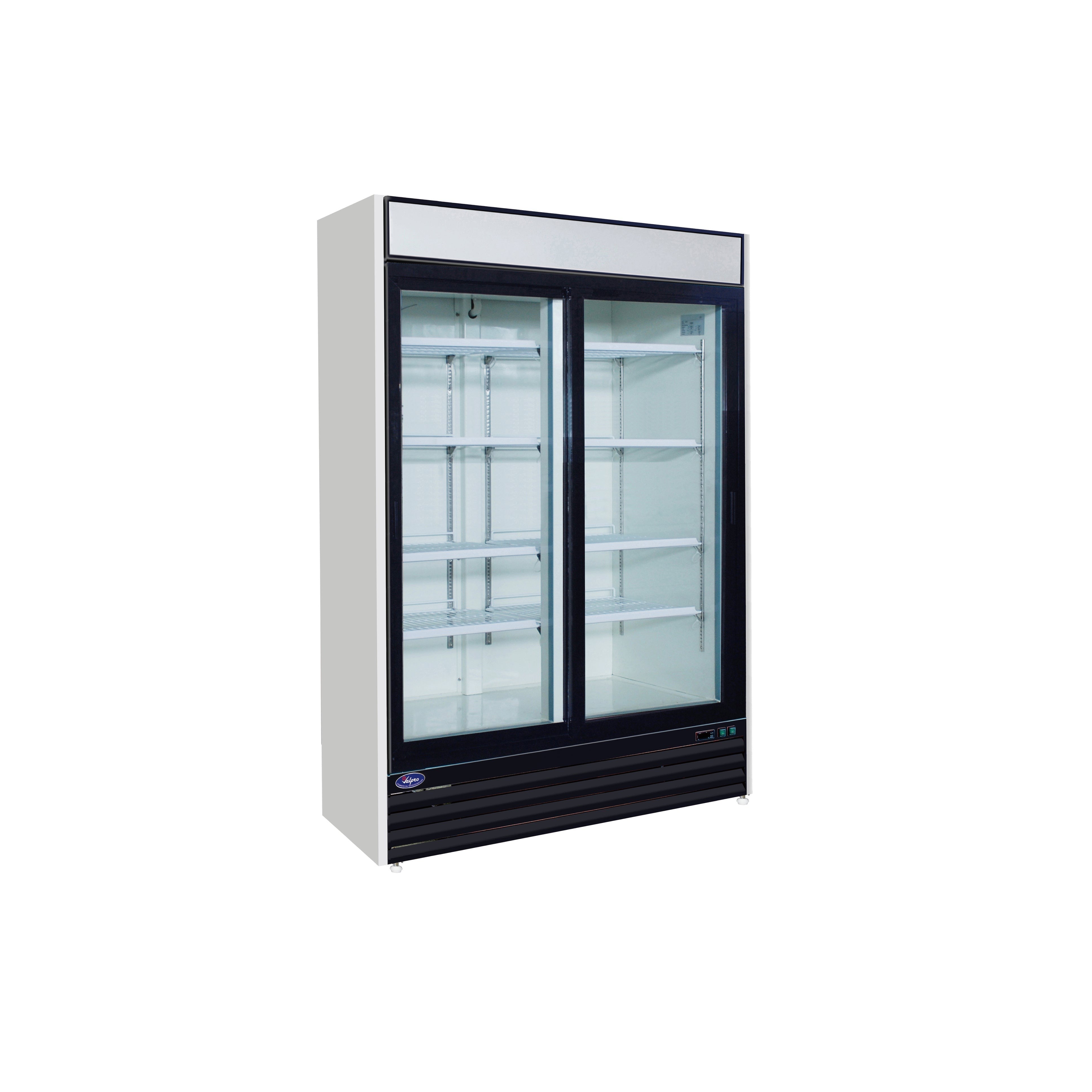 Valpro 48 cu.ft. Merchandiser Refrigerator With 2 Sliding Glass Doors ...