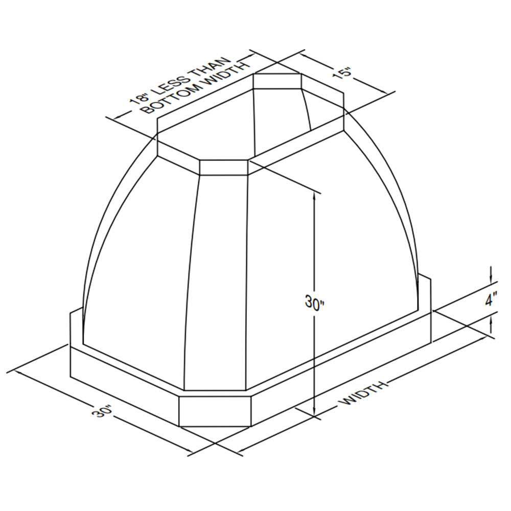 Vent-A-Hood Designer Series JCIH/C1 42" Gunsmoke Finish Island Range H ...